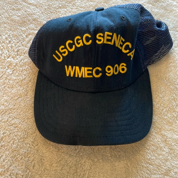 New Era | Accessories | Vintage Uscgc Seneca Wmec96 Snapback Hat Blue ...